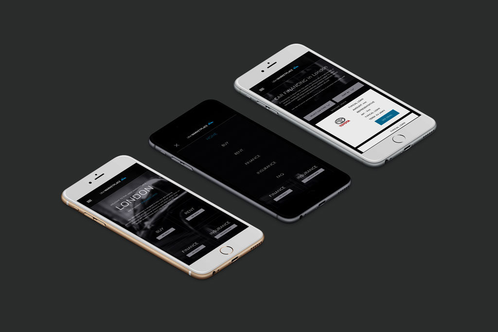 UBER marketplace mobile layout - Digital Candy website design and ...